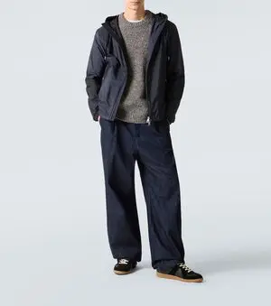 Moncler Hooded Zip-up Jacket