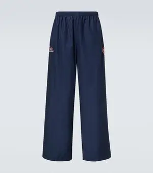 Balenciaga Logo Oversized Cotton-blend Jersey Track Pants
