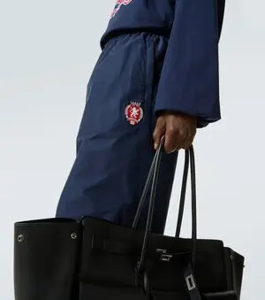 Balenciaga Logo Oversized Cotton-blend Jersey Track Pants