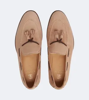 Brunello Cucinelli Suede Loafers With Tassel Detail