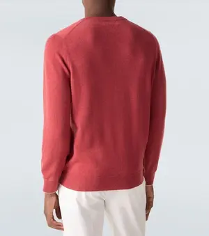 Brunello Cucinelli Cashmere Crewneck Sweater - Red