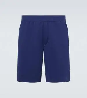 Brunello Cucinelli Cotton Shorts - Blue