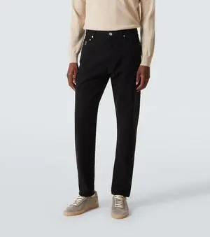 Brunello Cucinelli Mid-rise Straight Jeans - Black