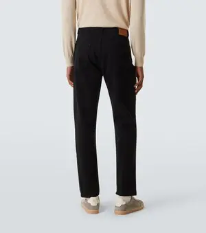 Brunello Cucinelli Mid-rise Straight Jeans - Black