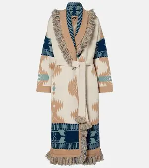 Alanui Icon Jacquard Virgin Wool Cardigan - Multicoloured