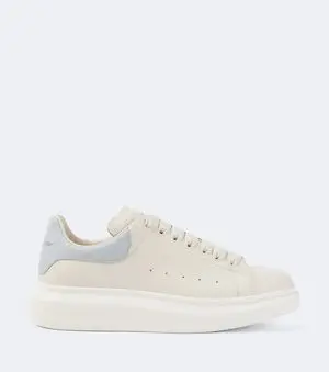 Alexander McQueen Oversized Leather Lace-up Sneakers