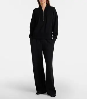 Varley 30 Jersey Wide-leg Pants - Black