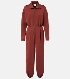 Varley Jessie Jersey Jumpsuit In Cinnamon - Brown