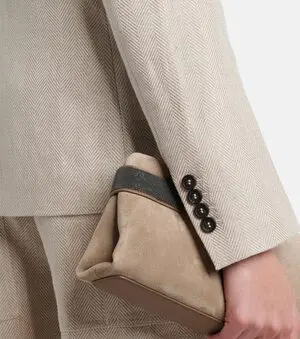 Brunello Cucinelli Double-breasted Linen And Cotton Blazer