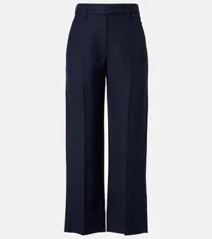 Brunello Cucinelli Cropped Wide-leg Pants