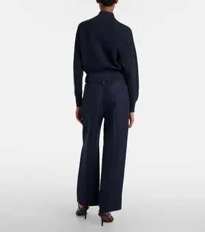 Brunello Cucinelli Cropped Wide-leg Pants