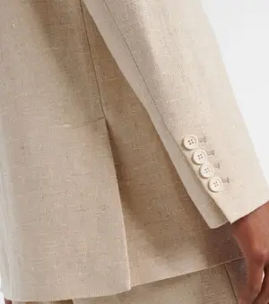 Brunello Cucinelli Linen-blend Blazer