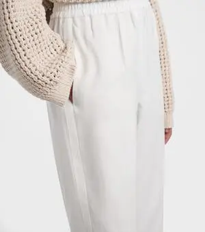 Brunello Cucinelli Mid-rise Straight Leg Trousers