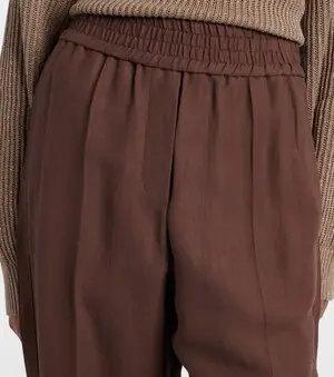 Brunello Cucinelli Mid-rise Straight Leg Pants