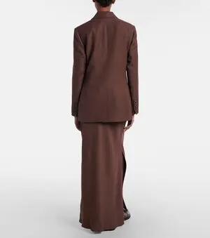 Brunello Cucinelli Twill Maxi Skirt