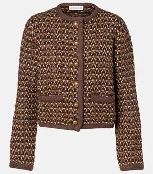 Altuzarra Altuzarra Conroy Tweed Jacket Brown