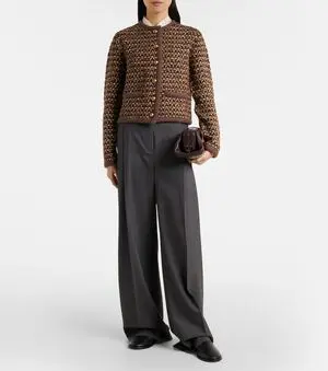 Altuzarra Conroy Tweed Jacket - Brown