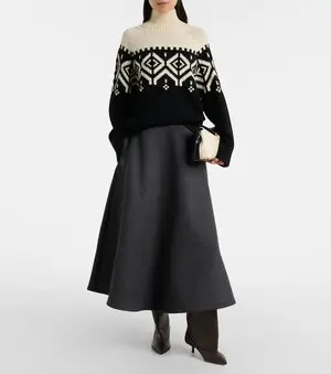Altuzarra Fair Isle Wool Turtleneck Sweater