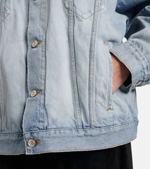 Balenciaga Logo Denim Jacket