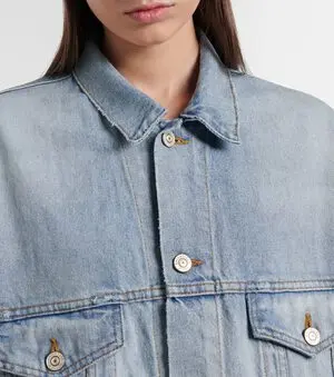 Balenciaga Logo Denim Jacket