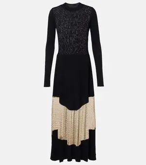 Ulla Johnson Roanne Knitted Lame Maxi Dress
