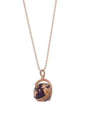 TRUE ROCKS Globe Pendant Necklace - Pink