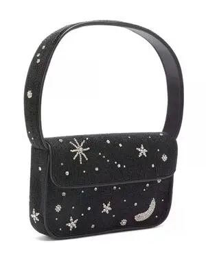 Staud Starry Night Shoulder Bag With Embellishments - Black