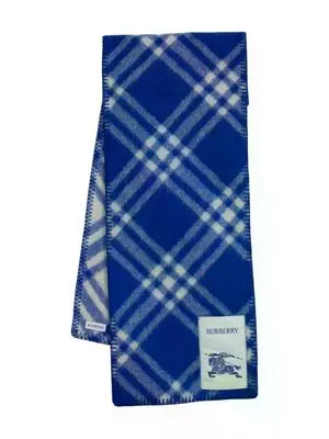 Burberry Check Wool Scarf