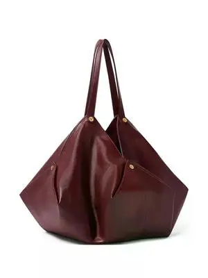 Versace Large Protea Leather Shoulder Bag