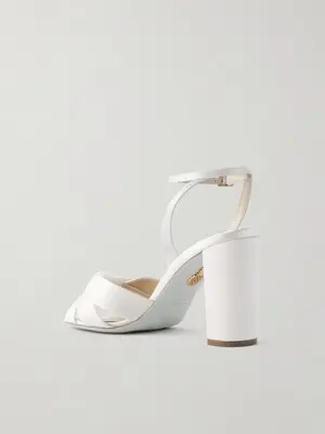 AQUAZZURA Nina 85 Satin Sandals