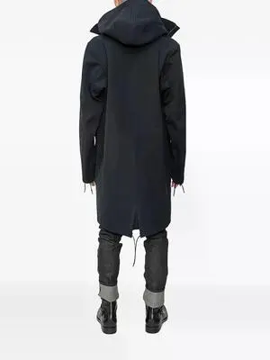 DEEPTI Hooded Parka With Zip Fastening And Drawstring Details
