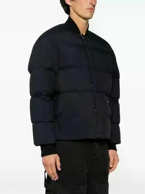 Off-White Logo-motif Padded Bomber Jacket