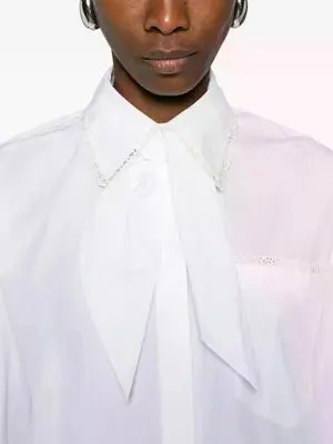 Maje Crochet Collar Shirt