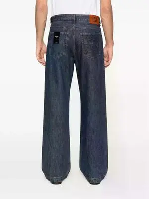 Fendi Padded Straight Bootcut Jeans