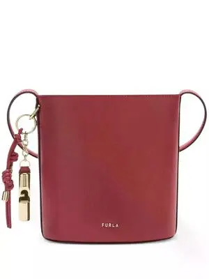 Furla Roxie Leather Bucket Bag - Red