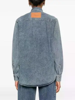 JW Anderson Long-sleeve Denim Shirt With Chest Pockets - Blue