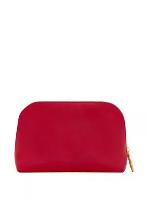 Oscar De La Renta Medium Zip-up Makeup Bag - Red