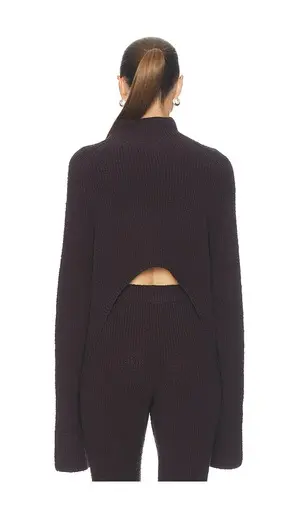 CAMILA COELHO Nika Sweater - Chocolate