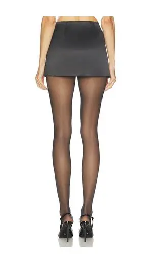 CAMILA COELHO Solena Mini Skirt - Black