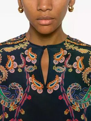 Etro Paisley Silk Blouse