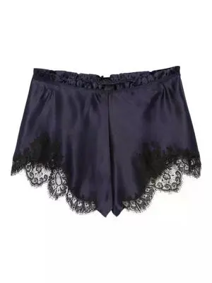 Carine Gilson Lace-detail Pyjama Shorts