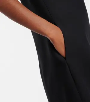 Valentino Garavani Embellished Wool And Silk Mini Dress