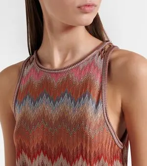 Missoni Zigzag Lame Tank Top