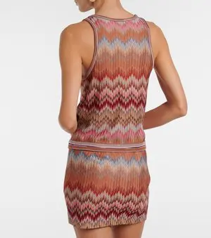 Missoni Zigzag Lame Tank Top