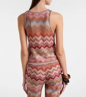 Missoni Zigzag Lame Tank Top