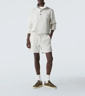 TOM FORD Cotton, Silk, And Cashmere Sweatshirt - Beige