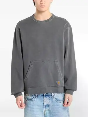 Carhartt Work In Progress Torion Sweatshirt With Logo Patch And Pouch Pocket