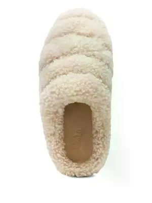 Axel Arigato Shearling Mules - Neutrals