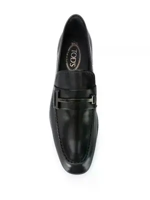 TOD'S Single T Leather Loafers