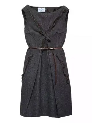 Prada Shetland Wool Mini Dress